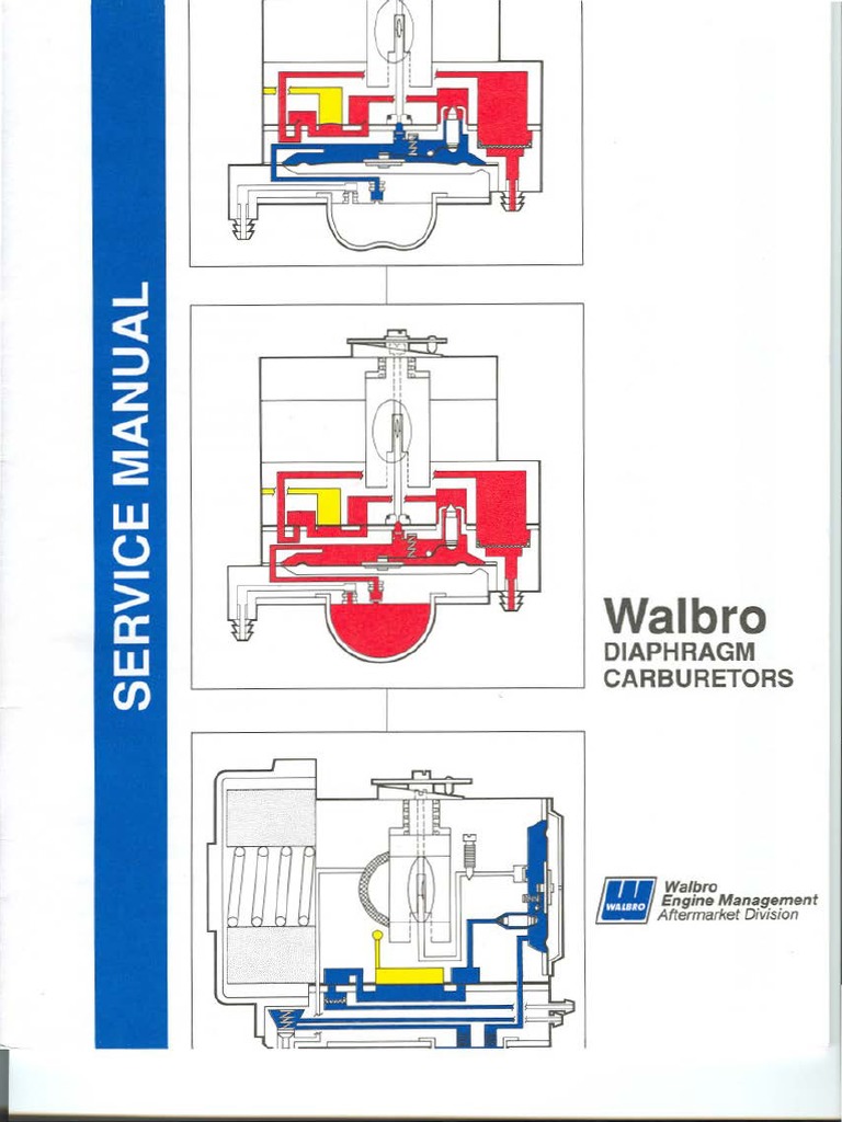 Walbro ServiceManual PDF | PDF | Carburetor | Throttle