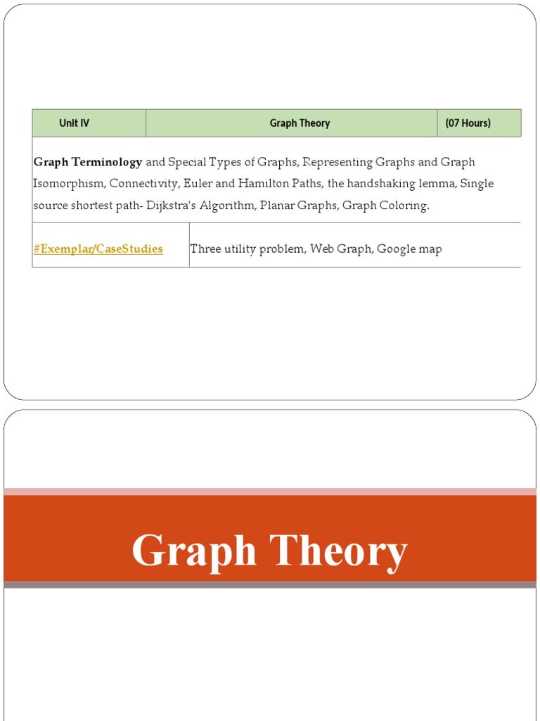 Graph Theory | PDF | Vertex (Graph Theory) | Mathematical Concepts