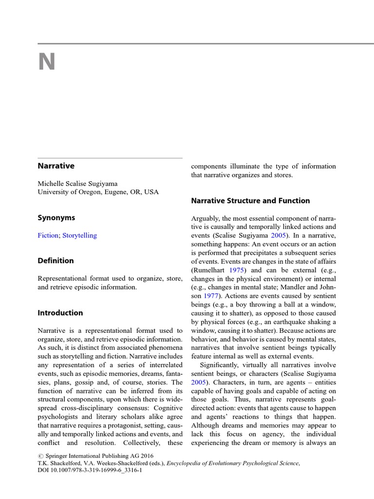 Narrative: Narrative Structure and Function | Download Free PDF ...