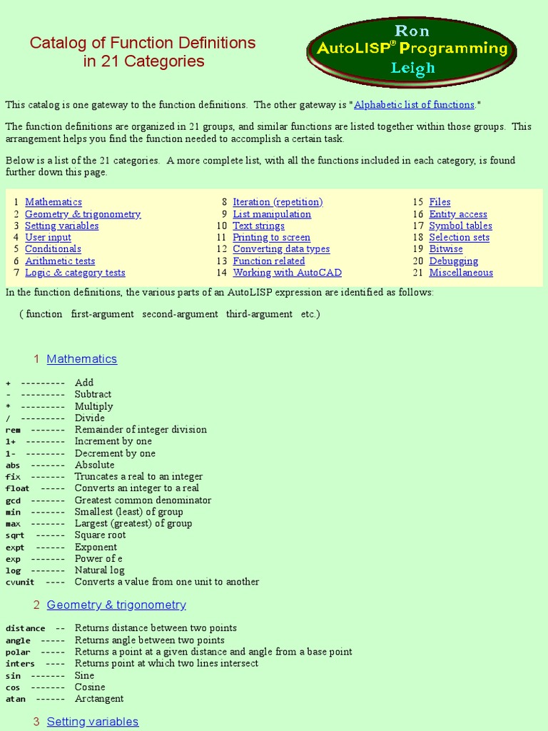 Catalog of Functions | Download Free PDF | String (Computer Science ...
