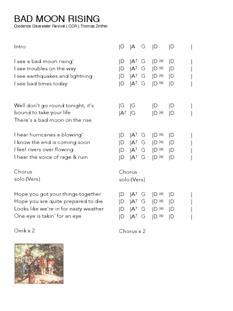 Bad moon rising - Original