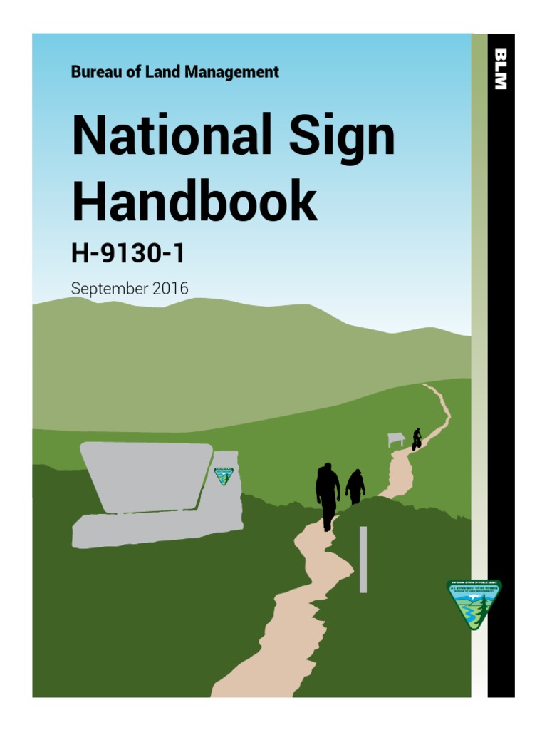 BLM National Sign Handbook Overview | PDF | Bureau Of Land Management ...