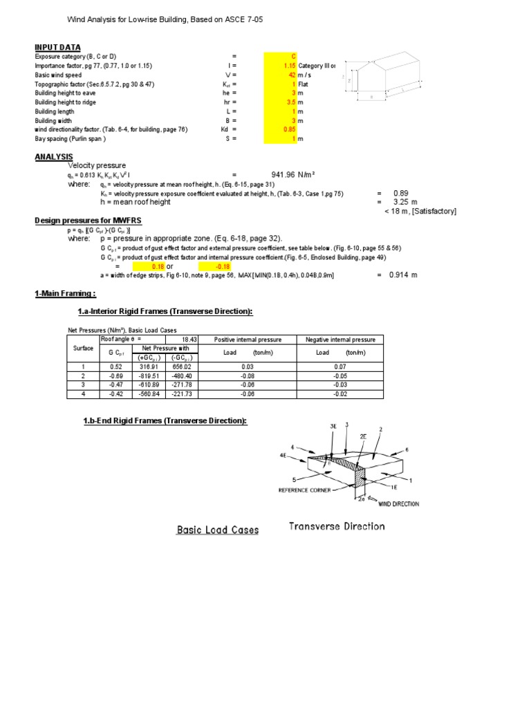 Wind ASCE7 05 | PDF | Physical Quantities | Classical Mechanics