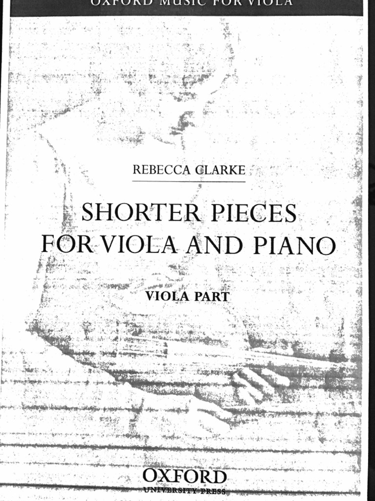 Shorter Pieces Rebecca Clarke Viola Part | PDF