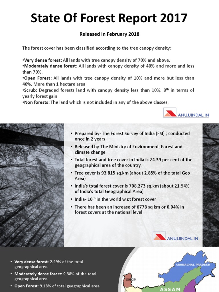 State of Forest Report 2017: Released in February 2018 | PDF