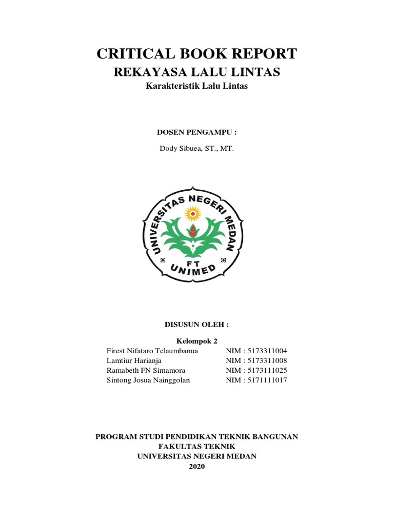 Laporan Kritis Buku Rekayasa Lalu Lintas | PDF | Bisnis | Teknologi & Rekayasa