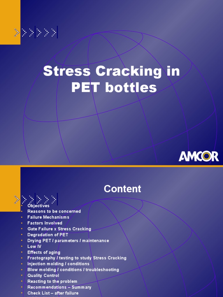 Stress Cracking in PET Bottles | PDF | Fracture | Shear Stress