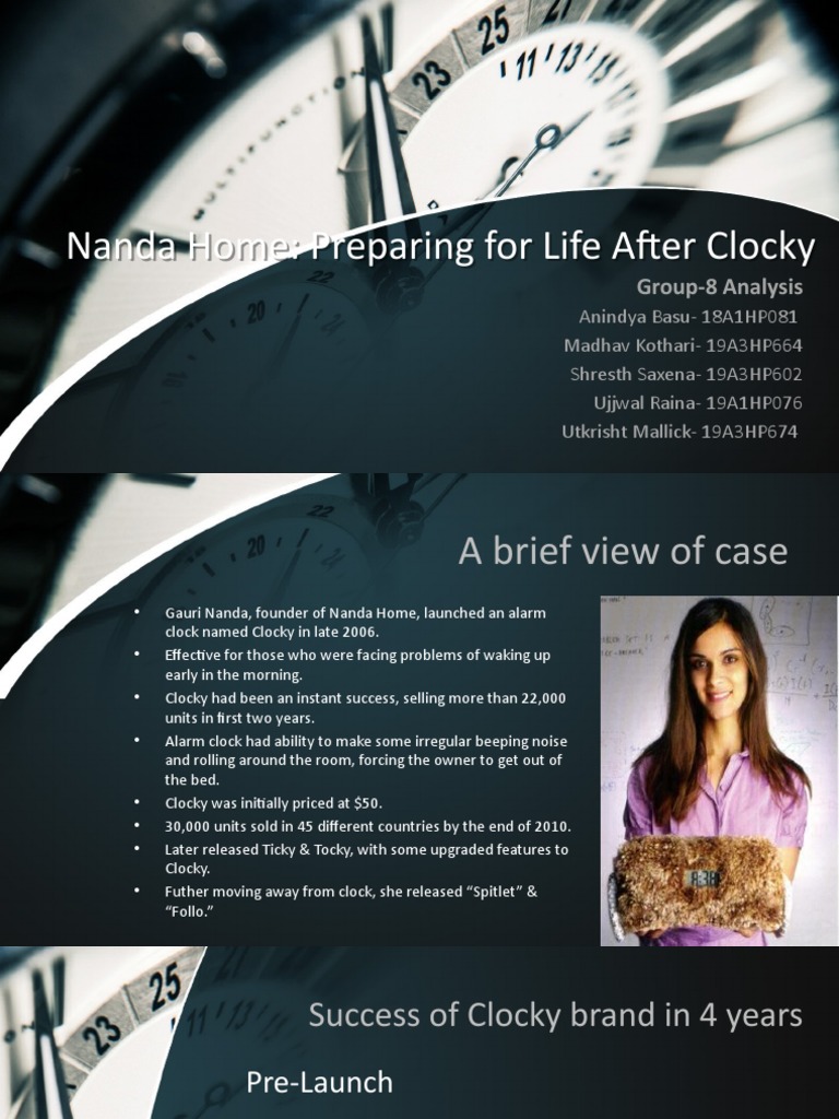 Nanda Home: Preparing For Life After Clocky | PDF | Media Manipulation | Business
