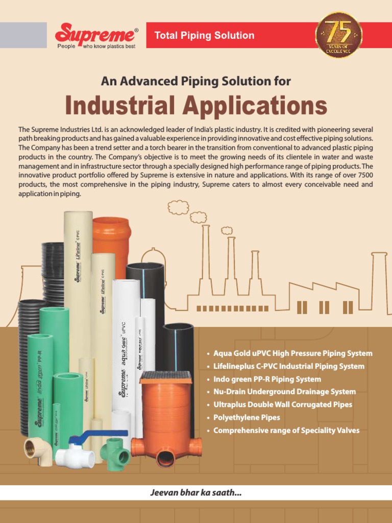 Advanced Industrial Piping Solutions | PDF | Pipe (Fluid Conveyance ...