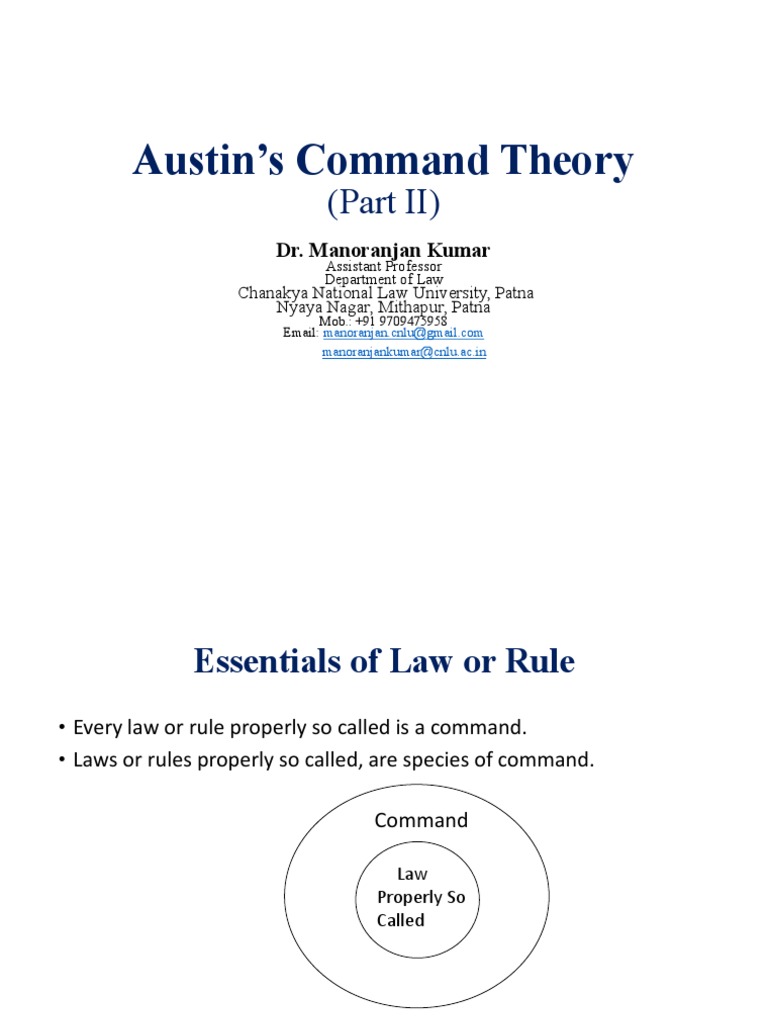 Understanding Austin's Command Theory | PDF | Government Information ...