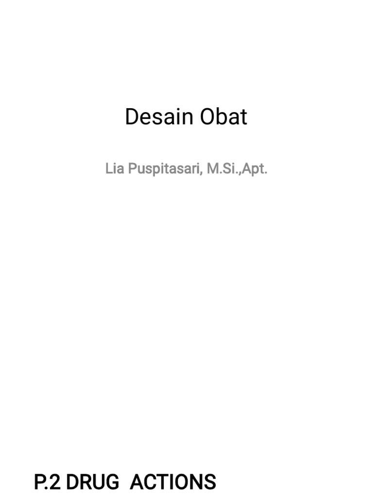 P2. Drug Action | PDF | Chemical Bond | Chemical Polarity