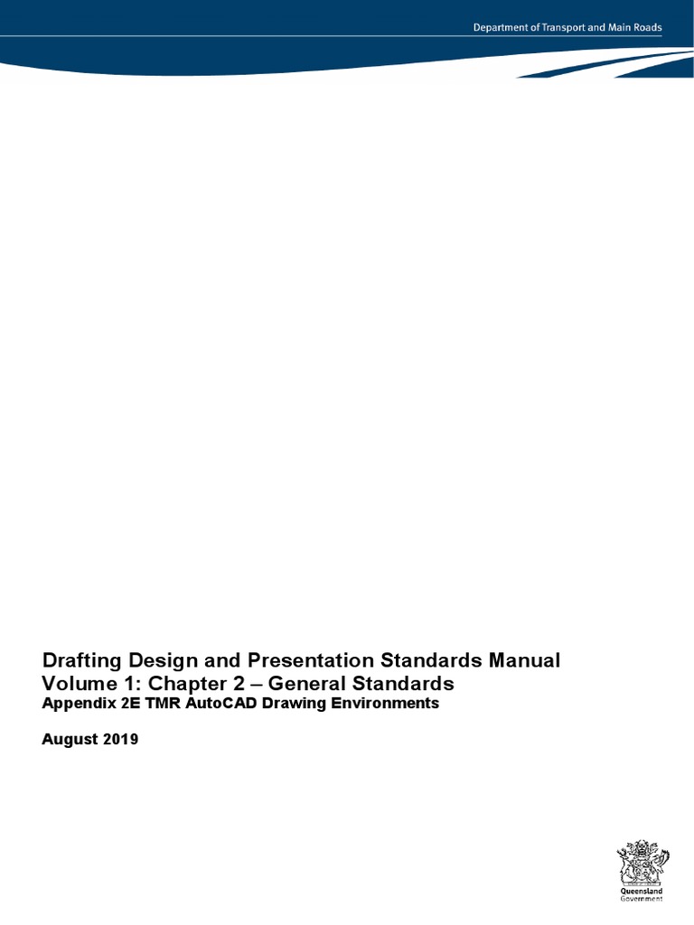Drafting Design and Presentation Standards Manual Volume 1: Chapter 2 ...