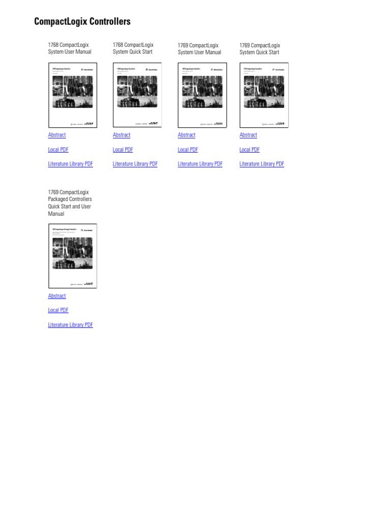 CompactLogix Controllers Guide | PDF | Home & Garden | Computers