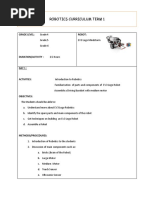 Grade 1 Robotics Lesson Plan | PDF | Lesson Plan | Learning