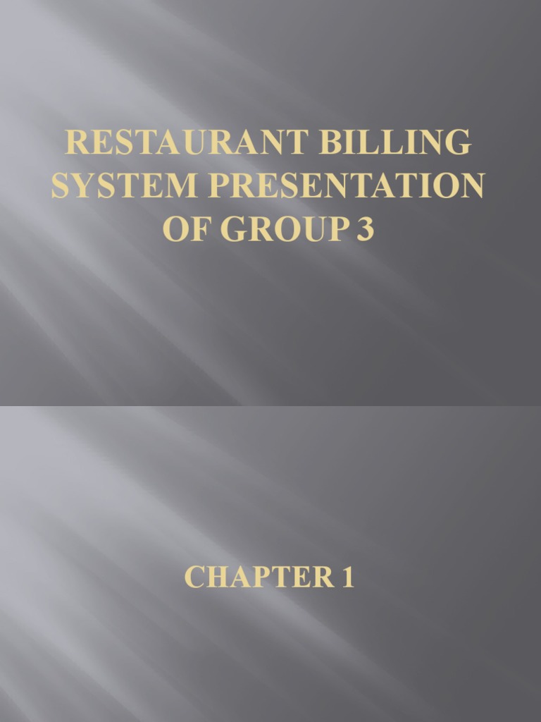 Restaurant Management System | PDF | Survey Methodology | Qualitative ...