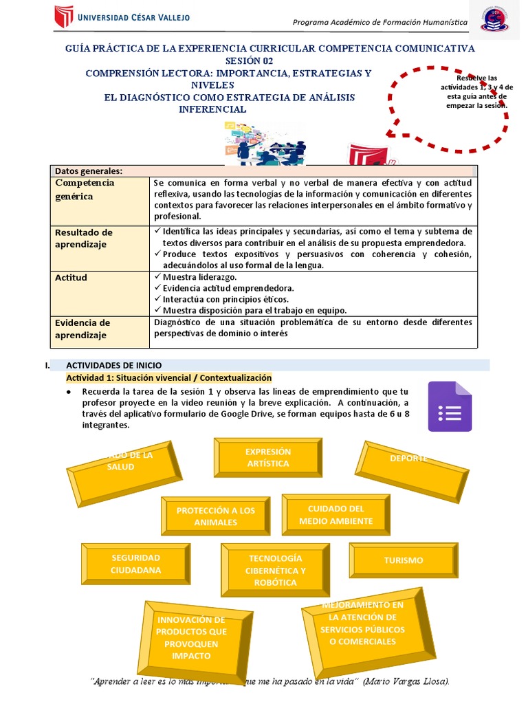 GUÍA PRÁCTICA 02 - Peña Bardalez Kevin Arnold | PDF | Comprensión ...