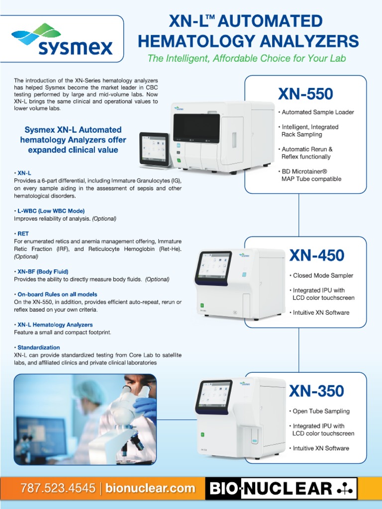 Sysmex XN-L Brochure | PDF