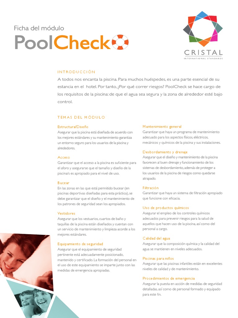 PoolCheck PDF | PDF | Piscina | Buceo bajo el agua