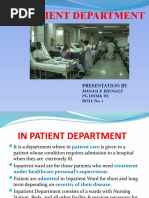 Functions of Opd | PDF | Patient | Clinic