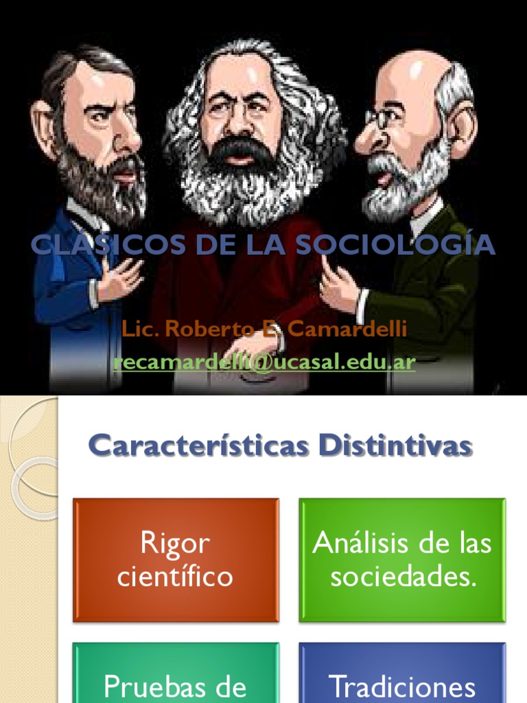 Unidad 2. Los Clásicos de La Sociología. | PDF | Emile Durkheim | Sociología