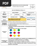 Plan de Clase: Colores Primarios en Preescolar | PDF | Aprendizaje ...