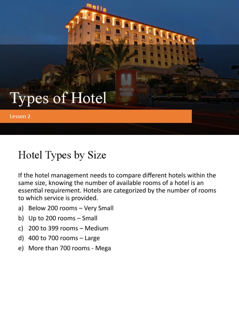 Types of Hotel | PDF