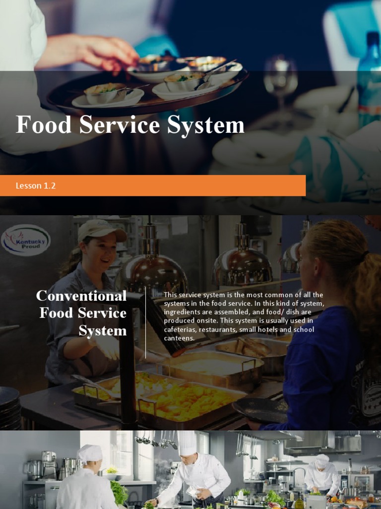 Food Service System: Lesson 1.2 | PDF