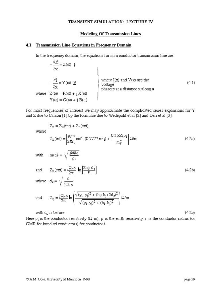 Transient Simulation: Lecture Iv: II II II | PDF | Eigenvalues And Eigenvectors | Matrix ...