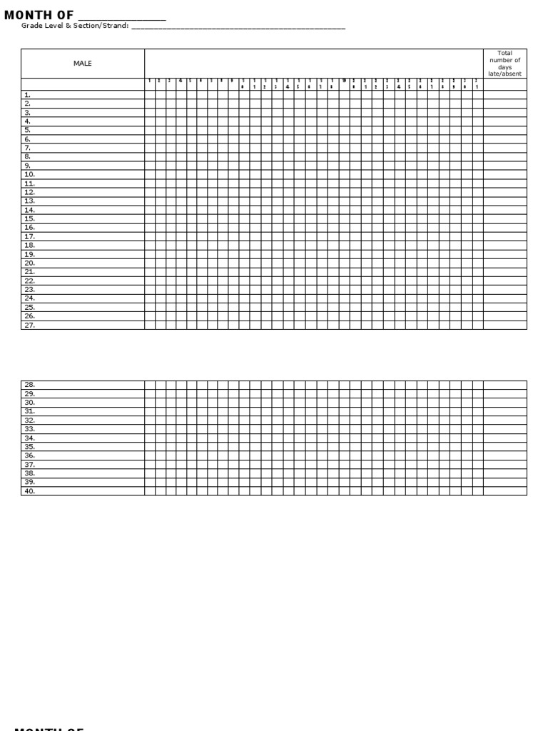 Grade Level & Section/Strand | PDF