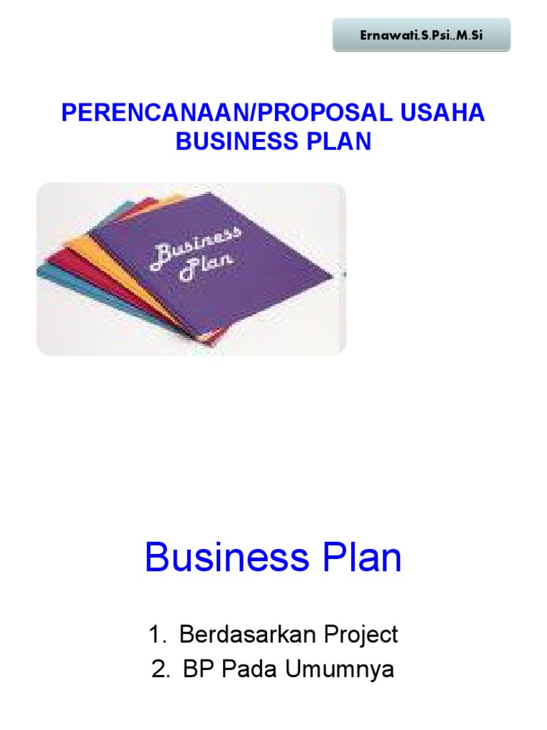 Menyusun Proposal Usaha | PDF