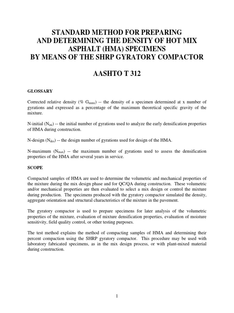 Aashto t312 PDF | PDF | Viscosity | Temperature