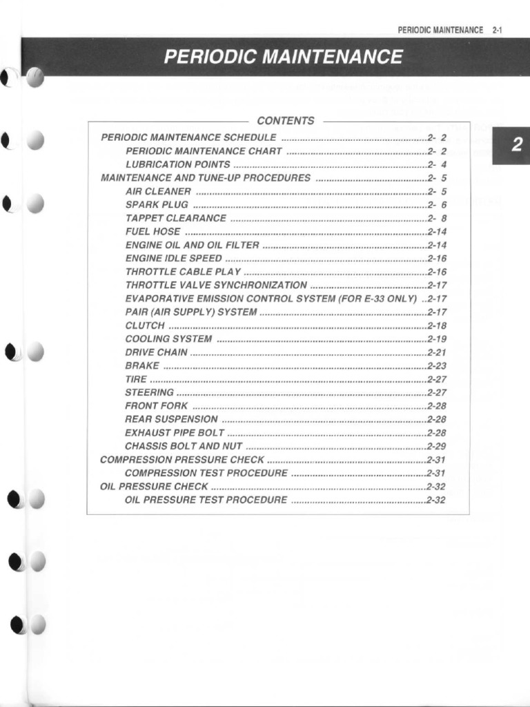 2 Periodic Maintenance PDF | PDF | Throttle | Propulsion
