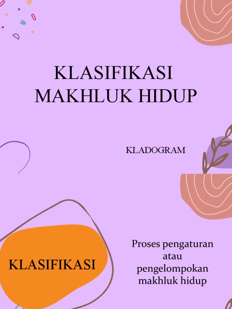 Klasifikasi Makhluk Hidup Melalui Kladogram | PDF