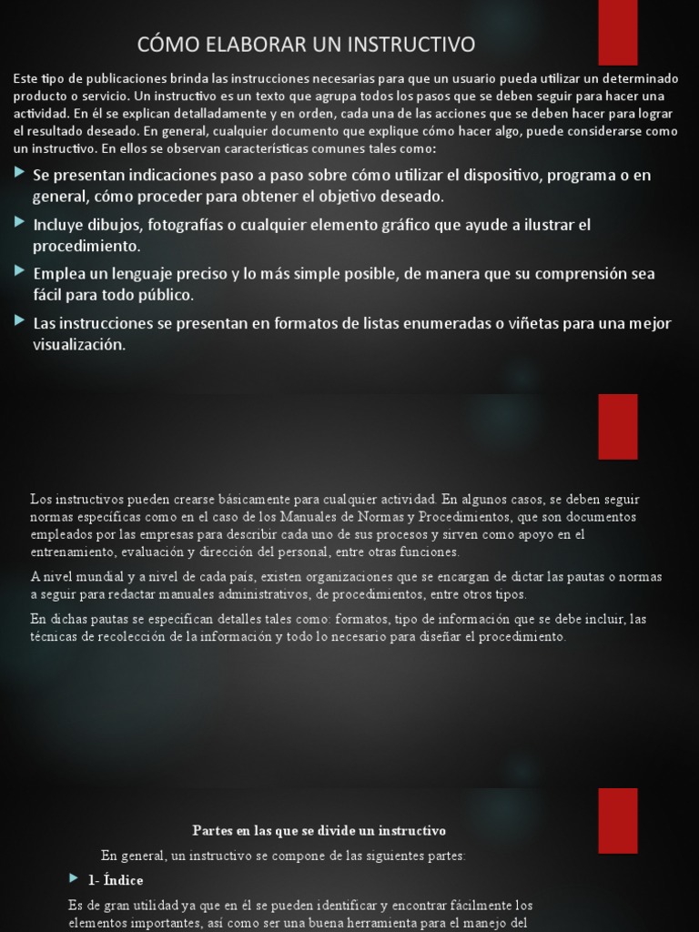 Cómo Elaborar Un Instructivo 1 | PDF | Lenguaje de programación ...