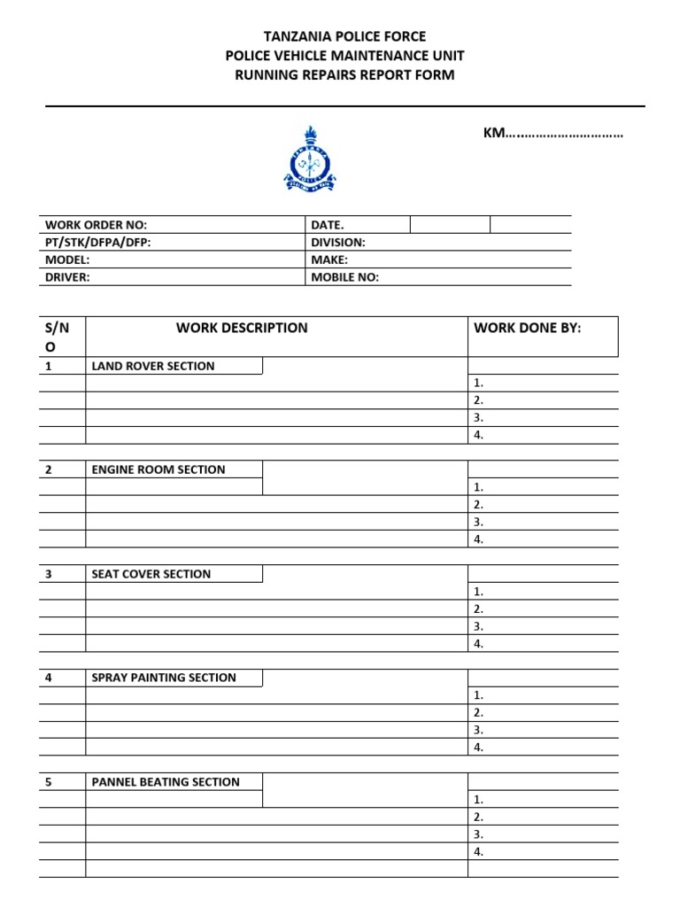 Job Card | PDF | Private Transport | Automotive Industry