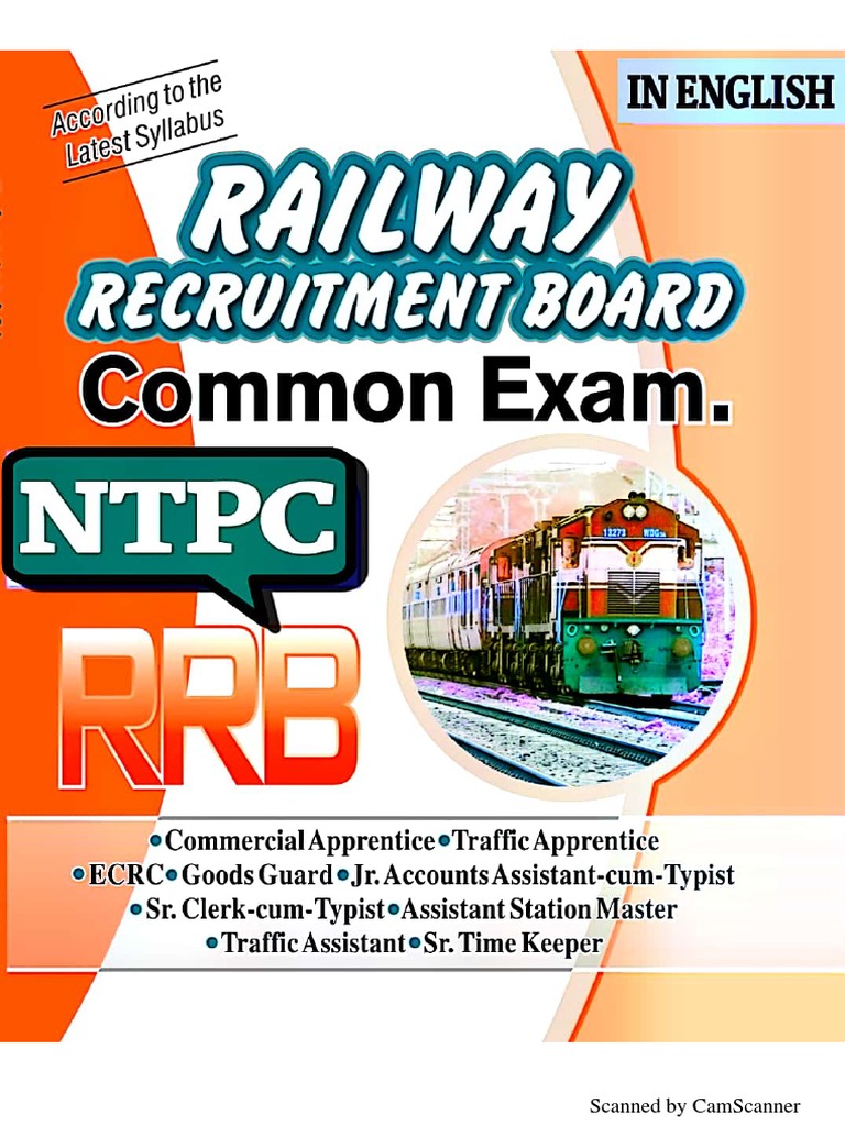 RRB NTPC Exam Book in English | PDF