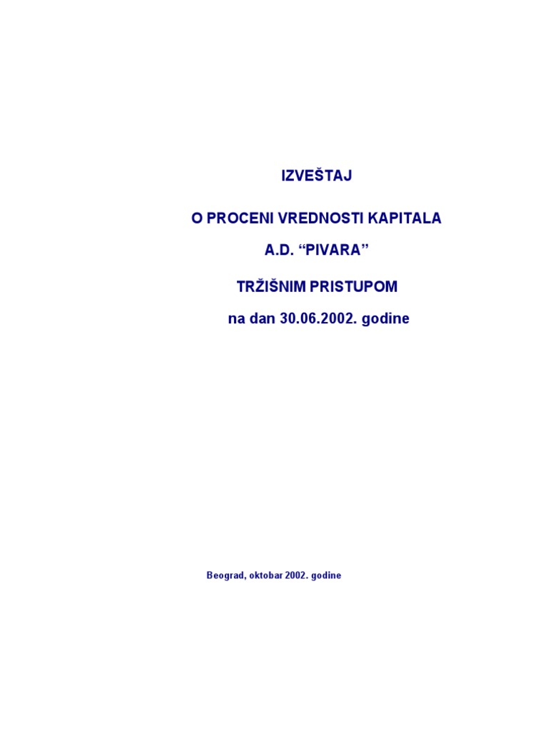 Primer Procene | PDF