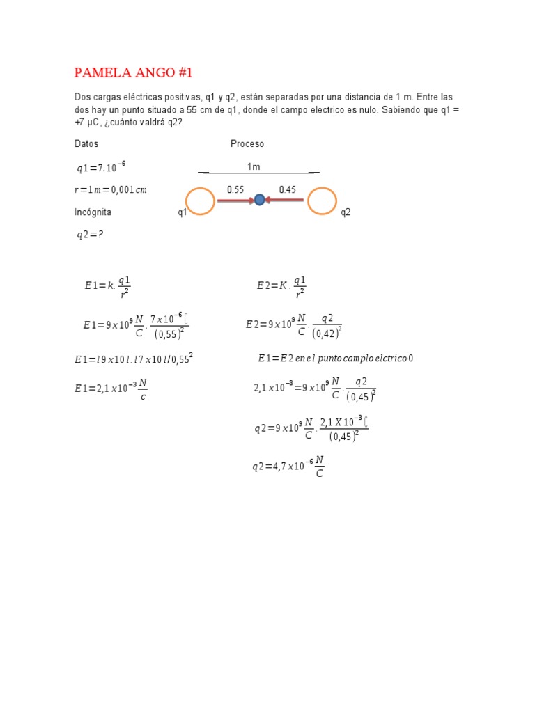 Fisica Campo Electrico | PDF