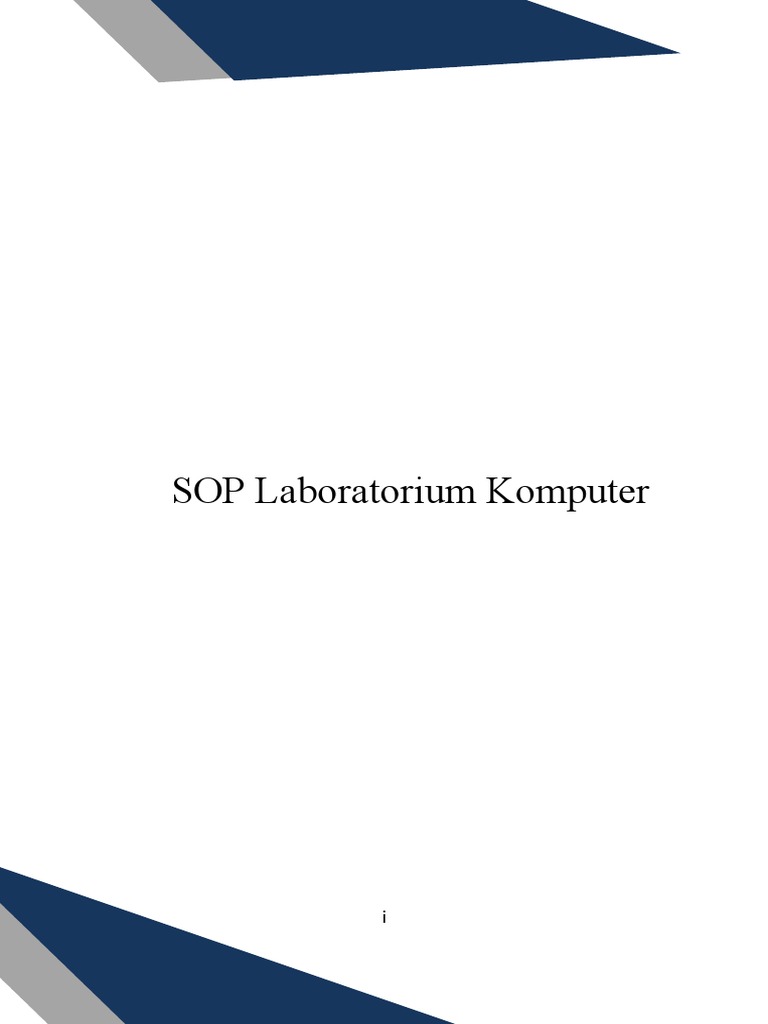 SOP Lab Komputer AKUN | PDF | Sains & Matematika | Komputer