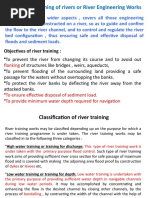 Groynes in River Training Structures | PDF | River | Erosion