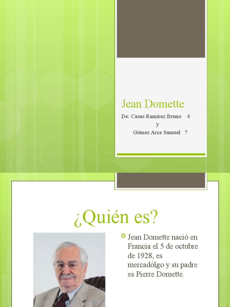 Jean Domette | PDF | México