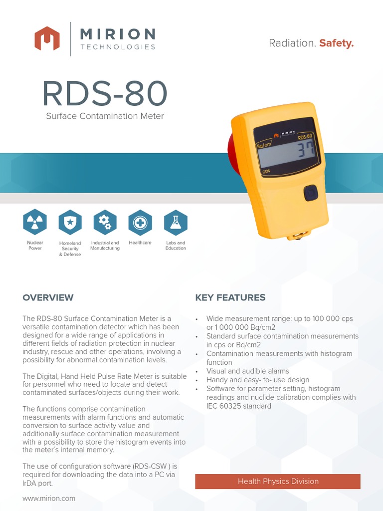 RDS 80 | PDF | Radiation | Radiation Protection