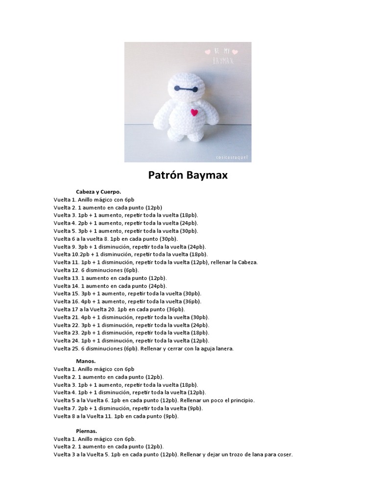 Patrón BayMax | PDF