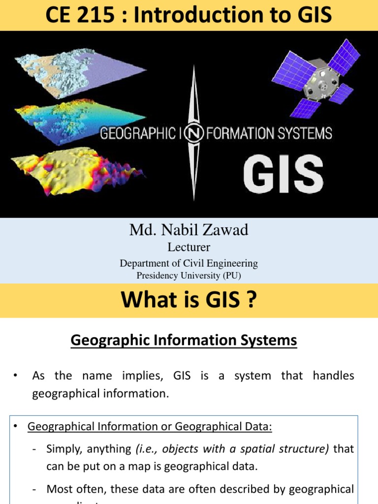 Md. Nabil Zawad: Lecturer | PDF | Geographic Information System | Map