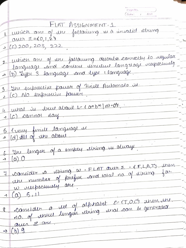 Flat Assignment 1 Pdf 5837