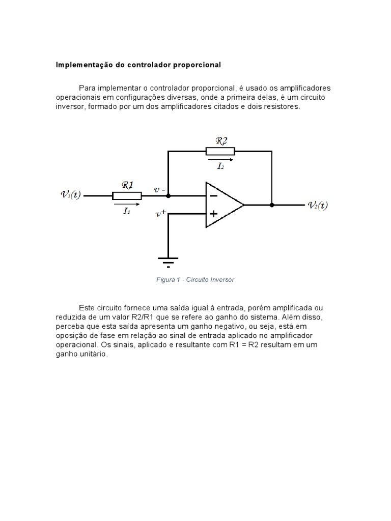 Implementação Do Controlador Proporcional | PDF | Rede elétrica ...