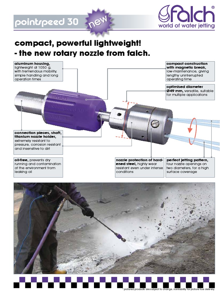Pointspeed 30: Compact, Powerful Lightweight! - The New Rotary Nozzle ...
