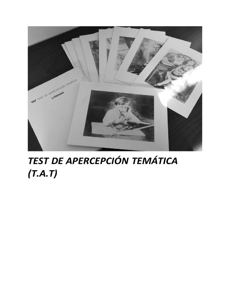 Test de Apercepción Temática (T.a.t) | PDF | Homosexualidad | Mujer