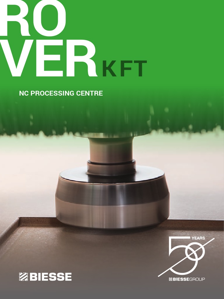 Biesse Rover K FT: Compact Machining Center | PDF | Machining | 3 D ...