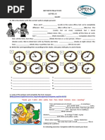 Unit 4 Progress Test A Answers | PDF | Weather Forecasting | Rain